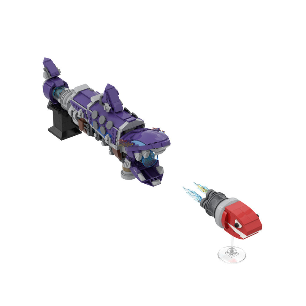 Arcane Jinx Fishbones Rocket Launcher MOC Building Set