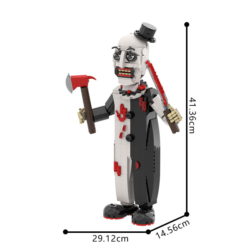 Art the Clown Full-Body MOC Building Set | Compatible with LEGO Bricks