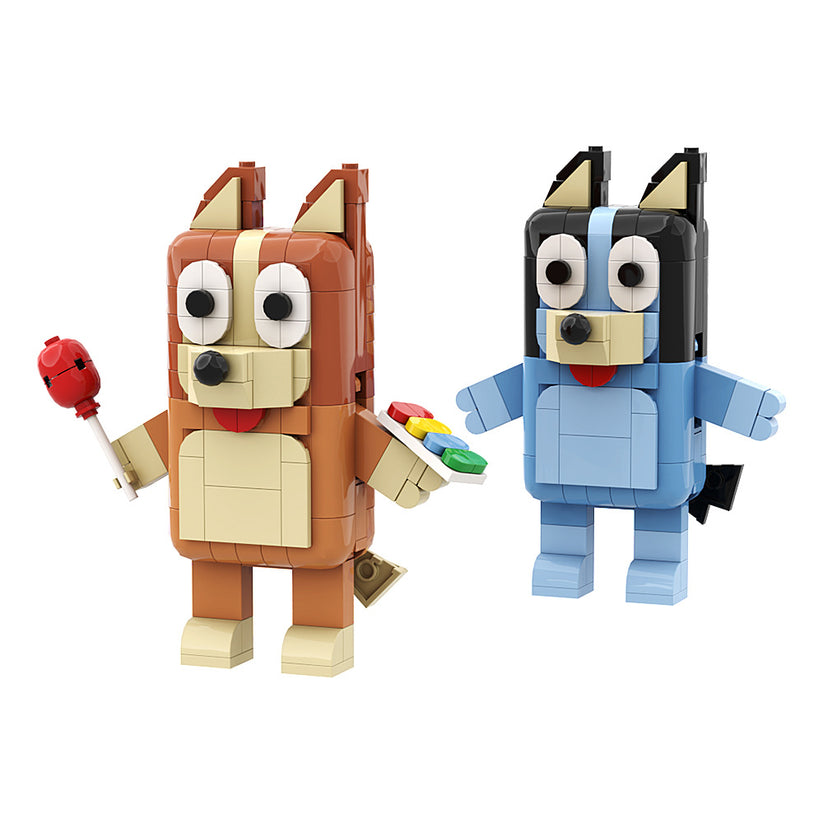 Bluey Cartoon Building Blocks | 369 PCS