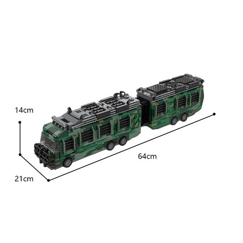 Jurassic Park Fleetwood RV Mobile LAB Building Set | MOC-112801