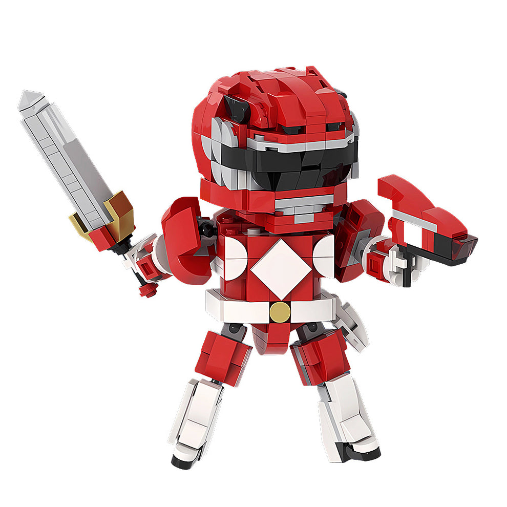 SD RED RANGER Mecha Building Blocks Set | Power Rangers | MOC-165490
