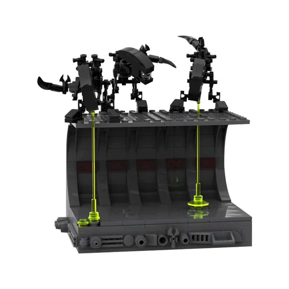 Shelf Diorama MOC Building Set | Aliens | MOC-74492